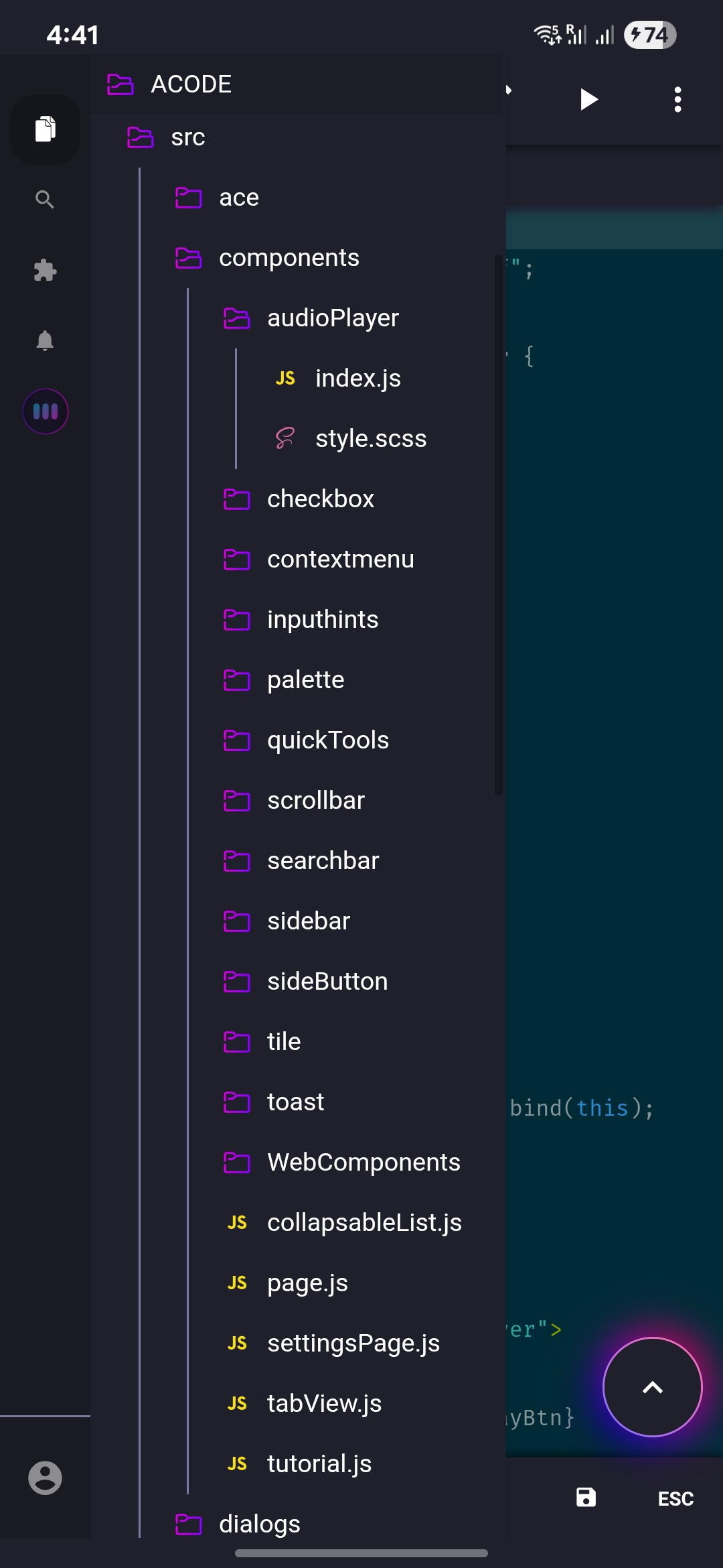 Acode - Code editor for android